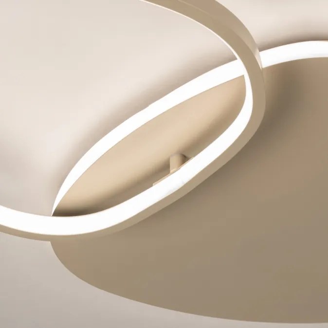 Stropní stmívatelné LED svítidlo Organic Taupe 40