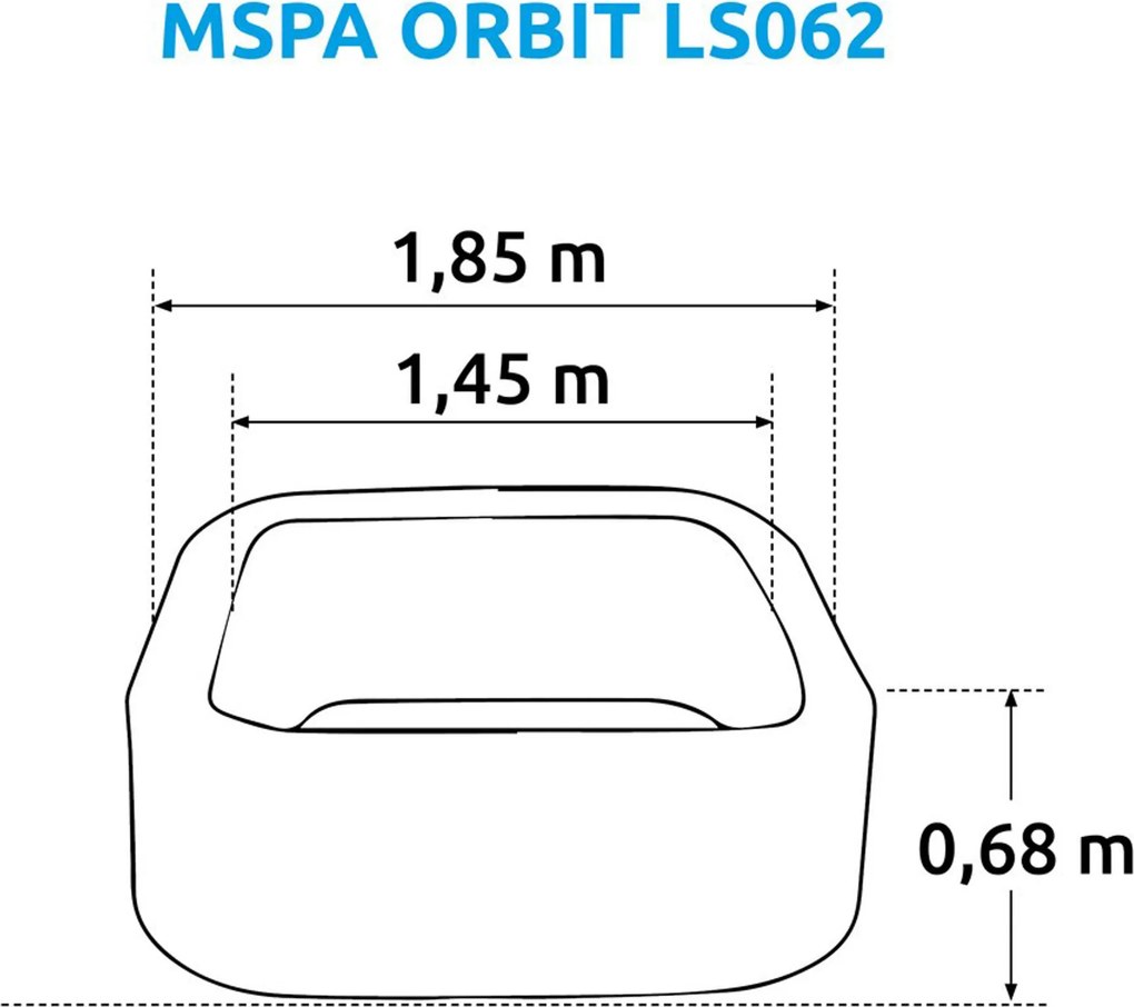 Mspa | Vířivý bazén MSPA Orbit LS062 | 11400271