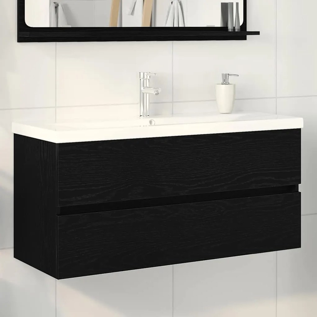 Skříňka pod umyvadlo Černý dub 100 x 39 x 62 cm 3333145