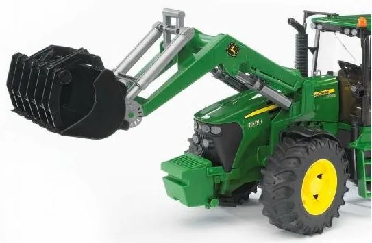 Bruder 03055 Traktor JOHN DEERE + VLEK + RADLICE