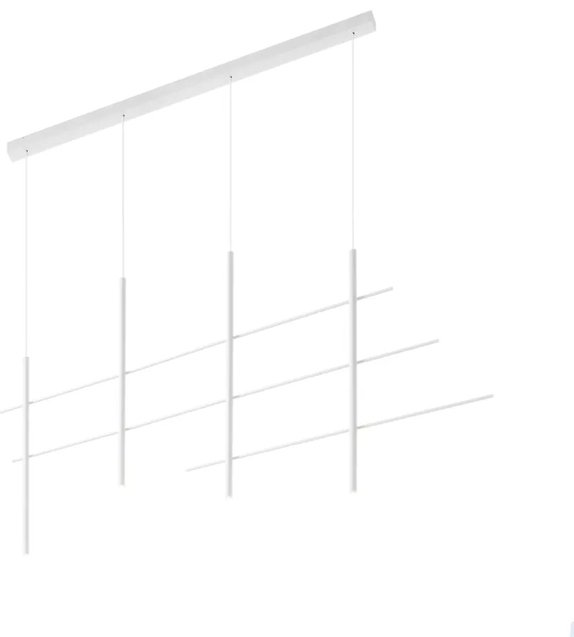Designové závěsné svítidlo ve tvaru sítě Net 4.0 Barva: Bílá