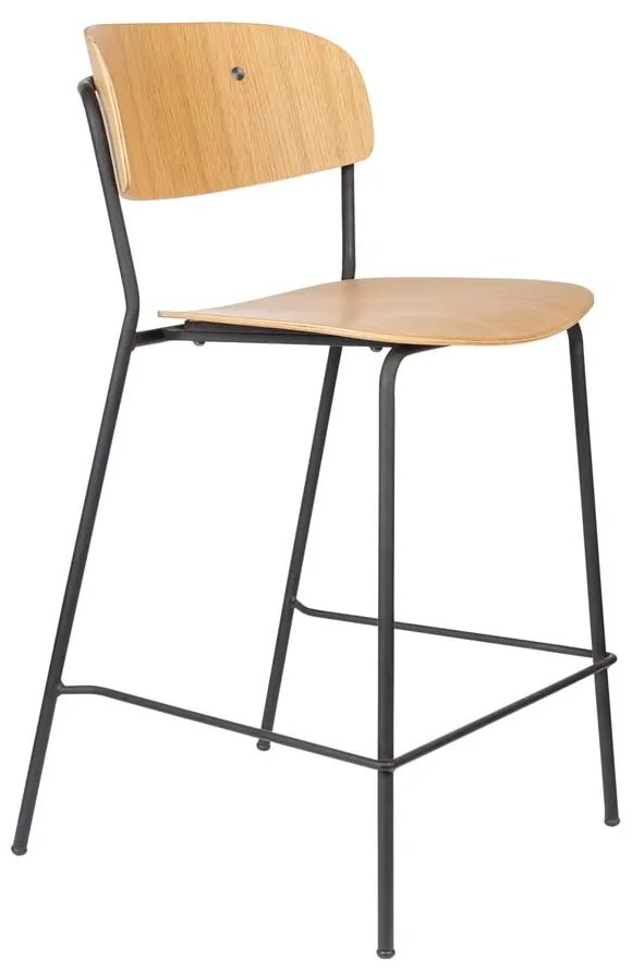 Barové židle v sadě 2 ks v přírodní barvě 89 cm Jolien – White Label
