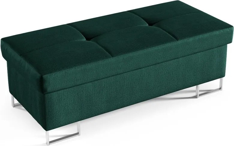 Eka Podnožka WILIAM 105 cm Barva látky: Modro-šedá (Kronos 26)