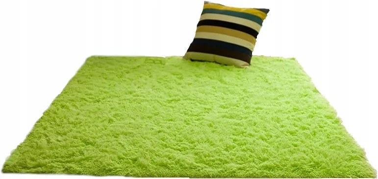 Plyšový koberec Zelený 120x170 cm