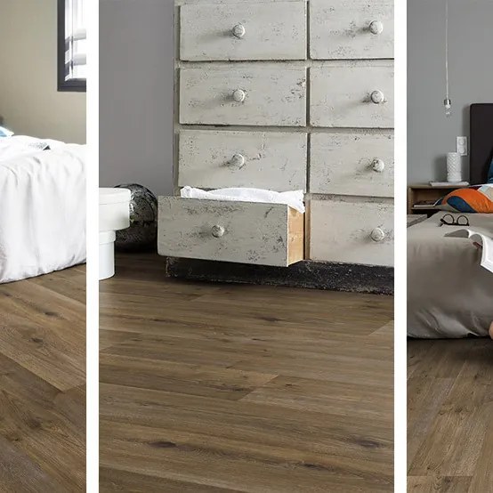 PVC podlaha - lino Gerflor TEXLINE 2015 Sherwood Brown - tmavé dřevo ŠÍŘKA: 2 m