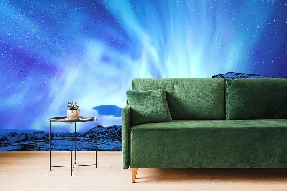 Fototapeta severské polární světlo - 150x100 cm