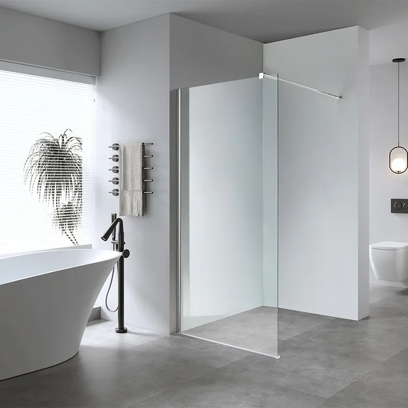 BPS-koupelny Sprchová zástěna Walk-in HYD-WI07 110 chrom - bez vaničky