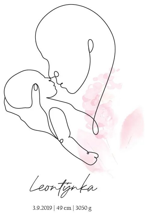 Plakát Naše miminko - holčička