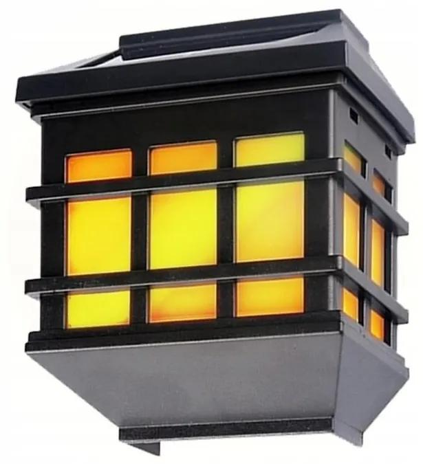 Illumaxx | LED Solární nástěnná lampa se soumrakovým senzorem LED/2V 70 mAh IP44 | OS1294