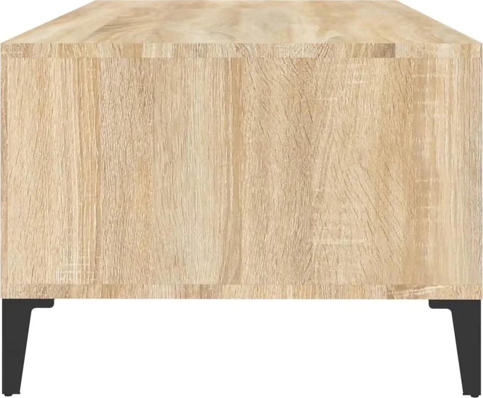 vidaXL Konferenční stolek 90 x 50 x 36,5 cm kompozitní dřevo [821071] Barva: hnědý dub