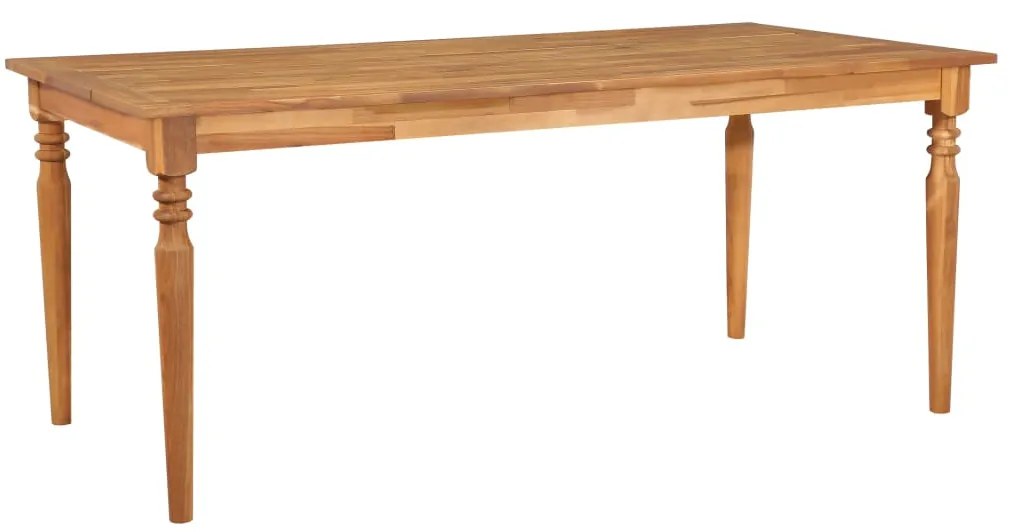 44256 vidaXL Zahradní jídelní stůl z masivního akáciového dřeva 180x90x75 cm