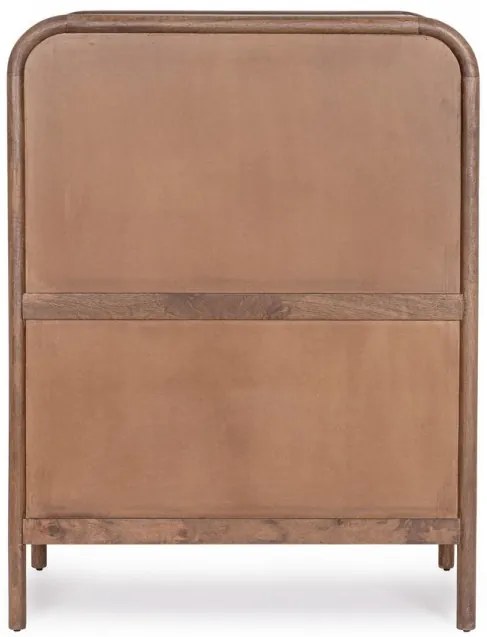 BIZZOTTO Příborník SANAT 90 cm hnědý
