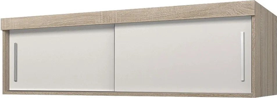 IDZ Nadstavba šatní skříně Vista (150 cm) Barva dřeva: Bílá + Sonoma
