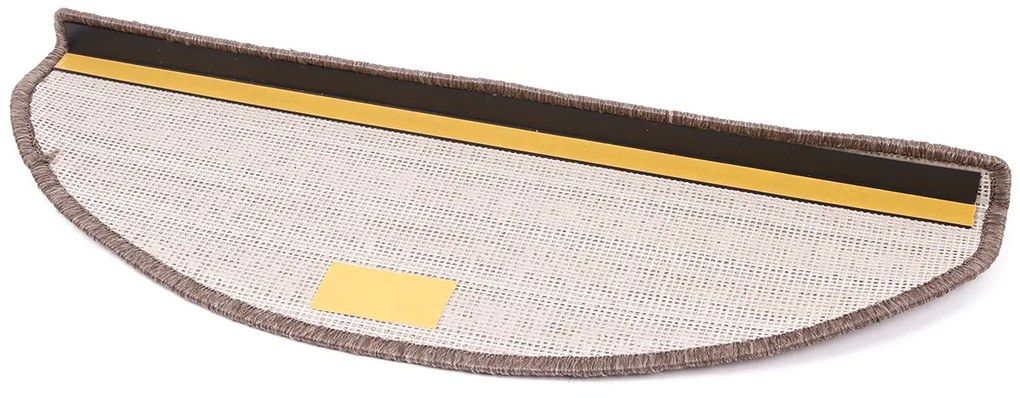 Vopi Nášlap na schody Udinese hnědá , 24 x 65 cm, sada 5 ks