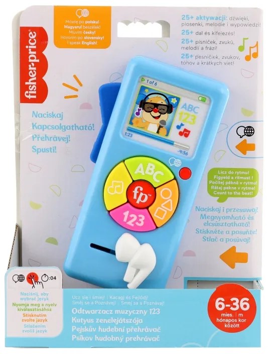 Fisher-Price Pejskův hudební přehrávač CZ/SK/ENG/HU/PL HRC30 TV