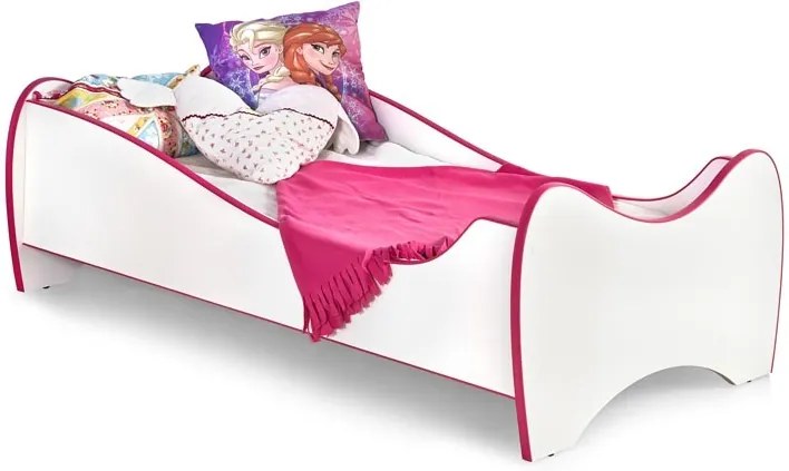 Dětská postel Duo - růžová