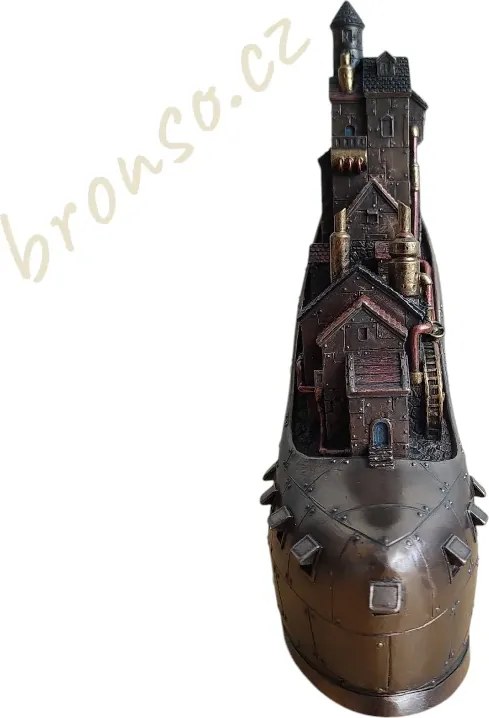 Steampunková bota – vesnice na vysokém podpatku, Veronese WU76936