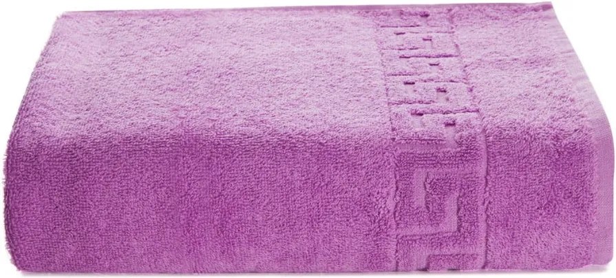 Světle fialový bavlněný ručník Kate Louise Pauline, 30 x 50 cm