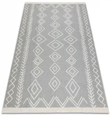 koberec TWIN 23000 Boho, bavlna, oboustranný, diamanty Ekologické t velikost 140x190 cm | krásné koberce cz