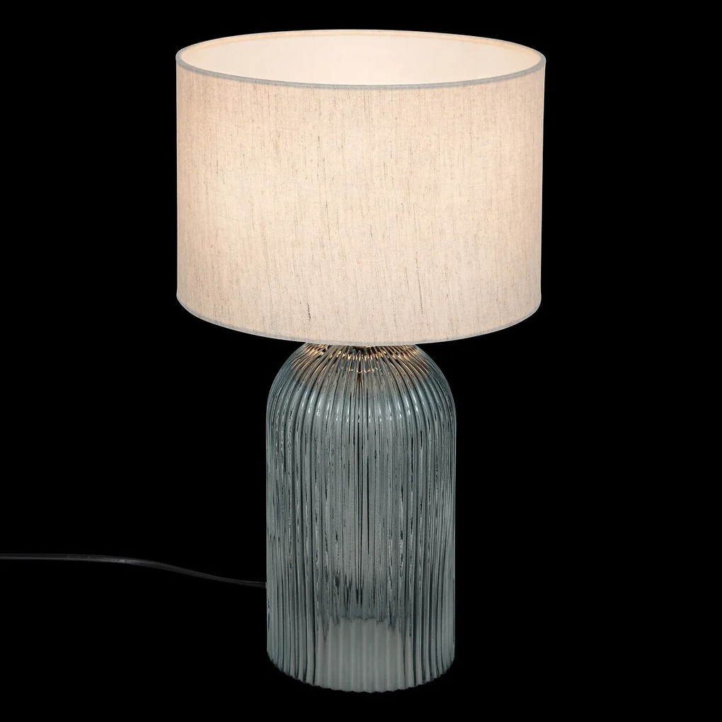 Stolní lampa se skleněnou základnou MATI, výška 42 cm