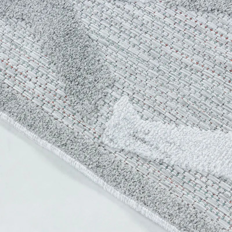 Ayyildiz, Kusový koberec Bahama 5158 Grey – na ven i na doma, 80x250, šedá, chodba / předsíň