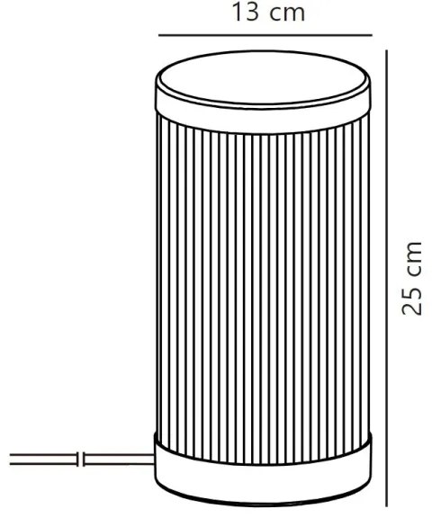 Nordlux - Venkovní stolní lampa COUPAR 1xE27/25W/230V IP54 béžová