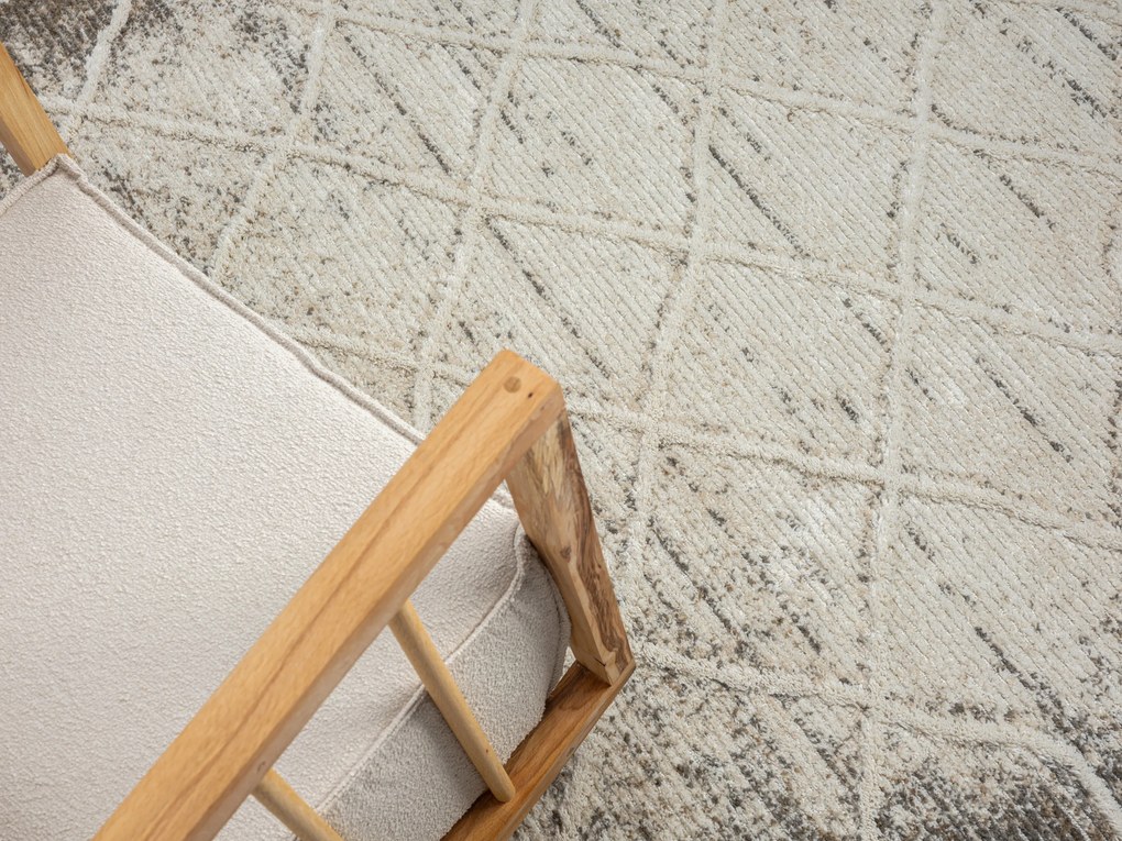 My Flair, Kusový koberec Enya 1 hellbeige, 200x290, béžová, chodba / předsíň