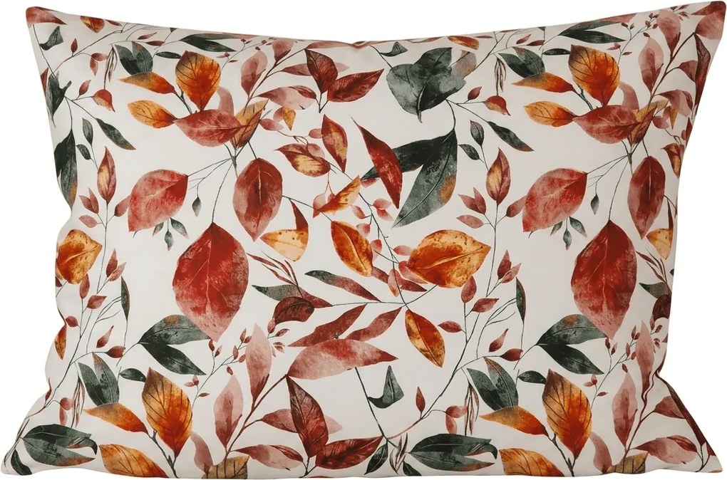 Povlak na polštář z mikrovlákna AUTUMN LEAVES 50x70 cm, barevný