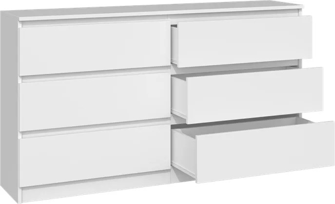 FALCO Komoda Malvína M6 140 bílá