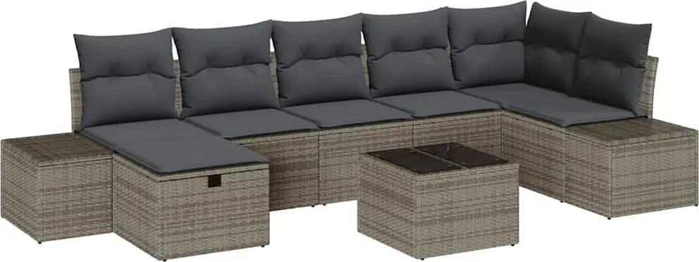 Set pohovek 7 ks polyratan 3360740