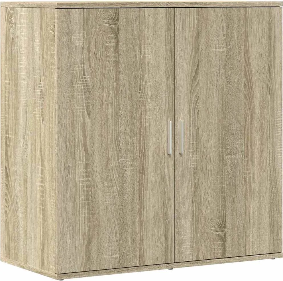 Příborníky 2 ks dub sonoma 79 x 38 x 80 cm kompozitní dřevo 3276604