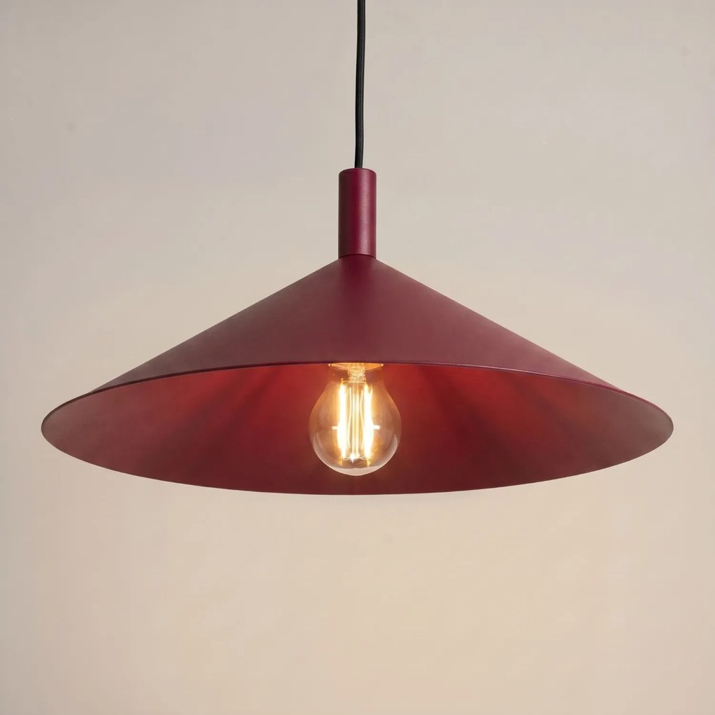 Sollux Lighting Závěsné svítidlo NOX 40 bordó
