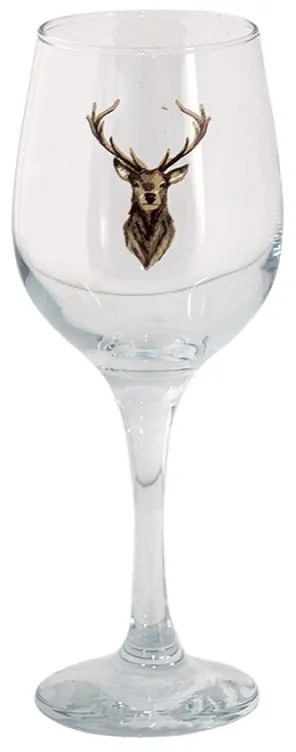 Sklenice na víno s jelenem ok – 300 ml