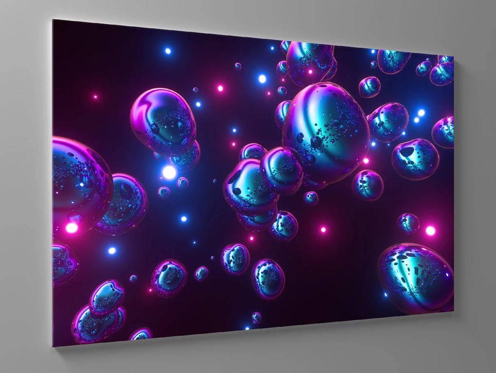 Liox 3D obraz bublinová abstrakce Rozměr: 100 x 65 cm