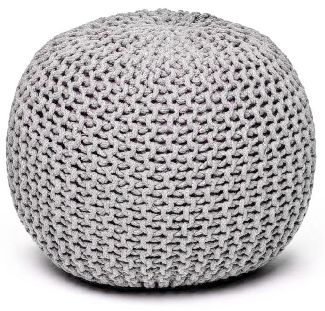 Šedohnědý sedací puf Bonami Essentials Jagger