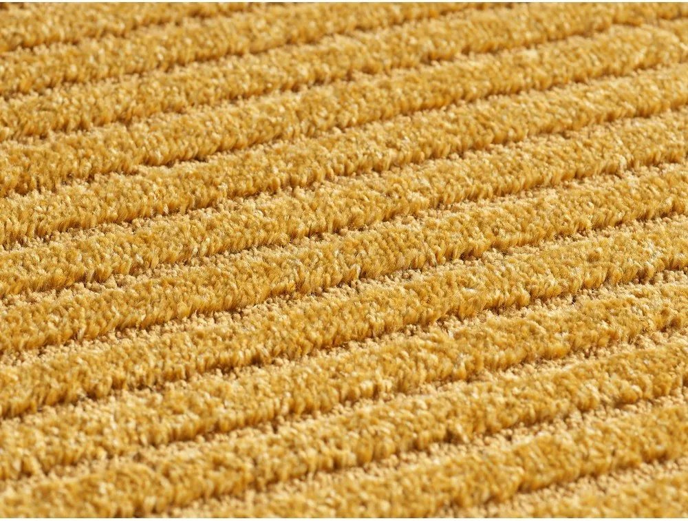 Okrově žlutý koberec 160x230 cm Whirl – ESTE