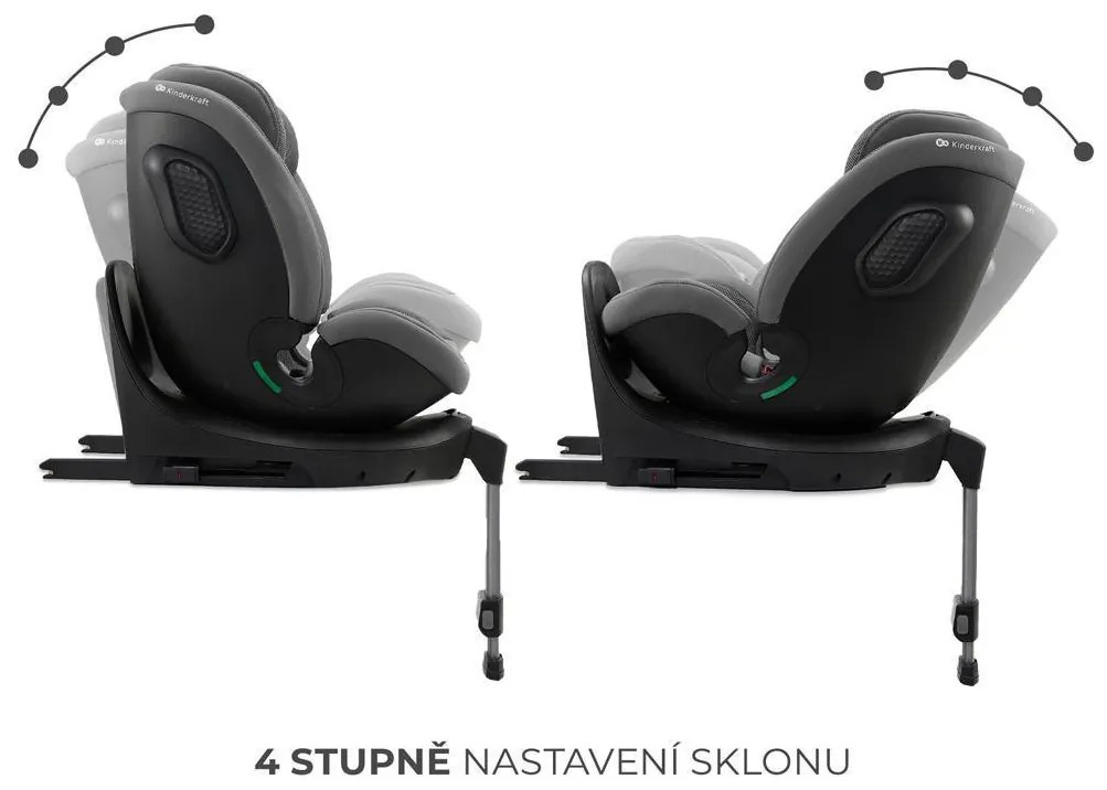 Kinderkraft Autosedačka Xrider 2 i-size  40 - 125 cm Green