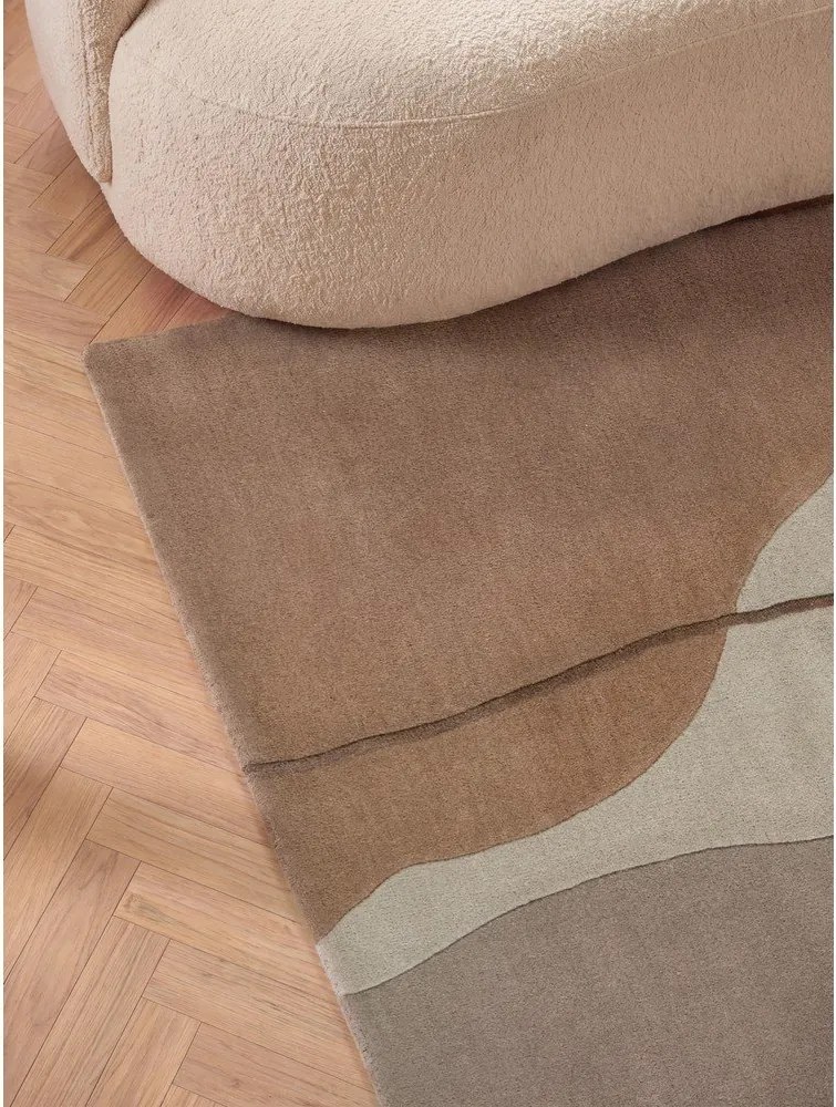 Hnědý vlněný koberec 120x170 cm Muse – Villeroy&Boch