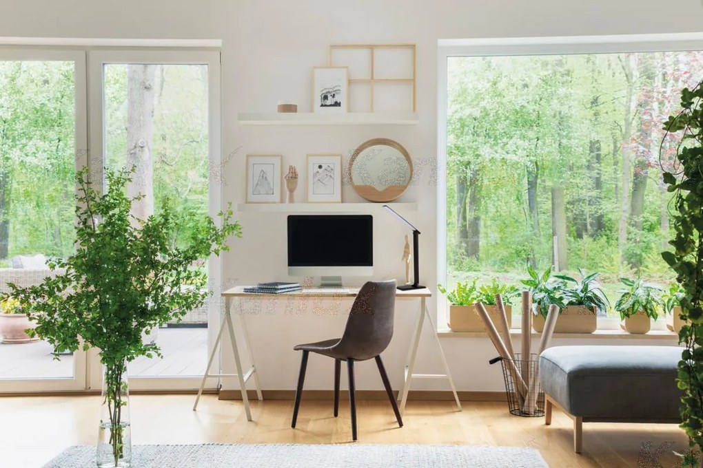 KANLUX Dotyková stmívatelná LED lampa PREDA, 7,3W, teplá bílá-studená bílá, černá 35780
