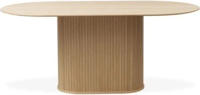 Jídelní stůl s deskou v dubovém dekoru 95x180 cm Nola - II. jakost – Unique Furniture