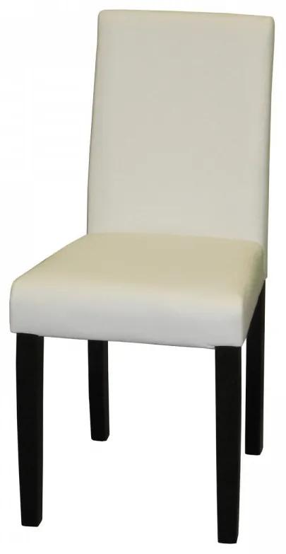 Idea Židle PRIMA bílá/hnědá 3036