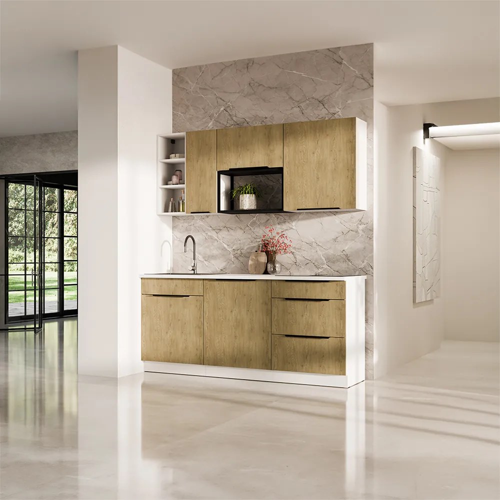 CREMONA bc | dolní skříňka 60 D 3S zásuvková | 60 cm | PREMIUM BOX | bílá/cremona