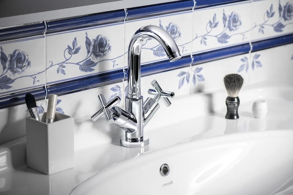 Reitano Rubinetteria, AXIA stojánková bidetová baterie bez výpusti, chrom, 518/S