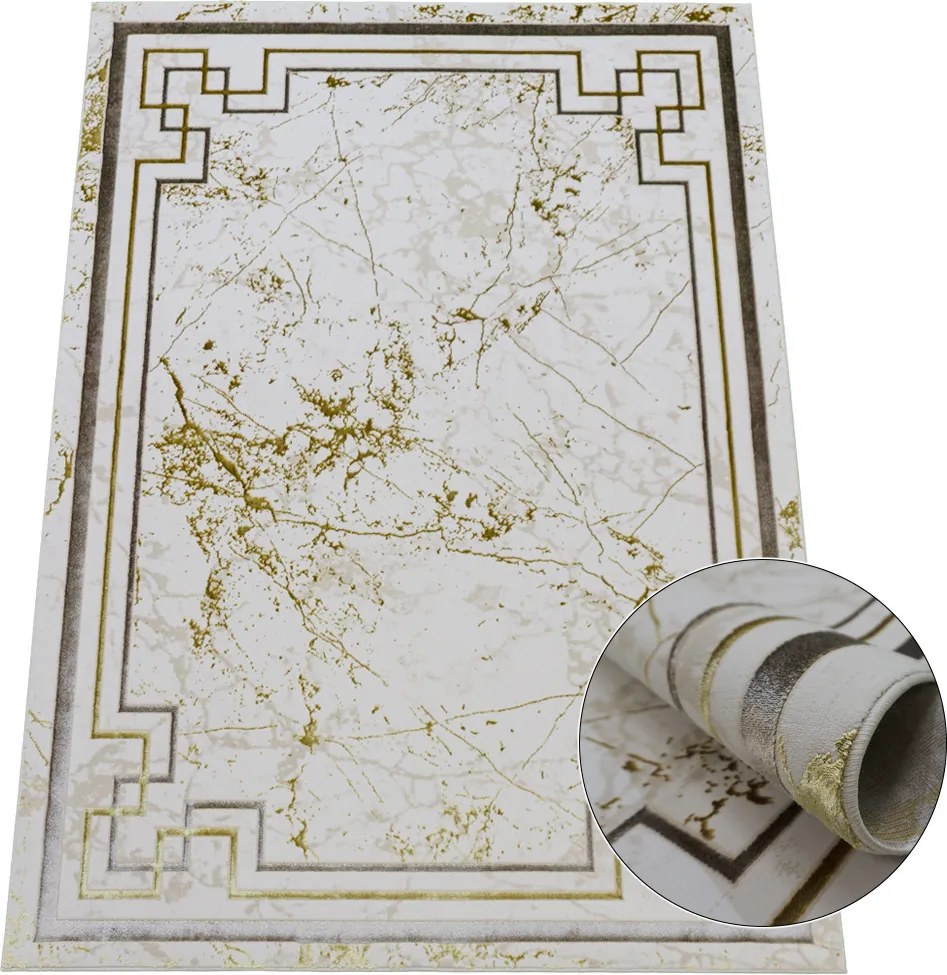 BE Koberec Allianz 6309 BEIGE - béžový obdélníkový Rozměr: 60x100 cm