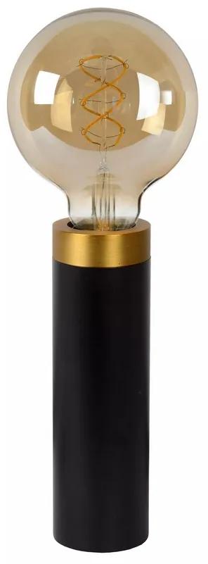 LUCIDE Stolní lampa SELIN  průměr 6 cm - 1xE27 - Black