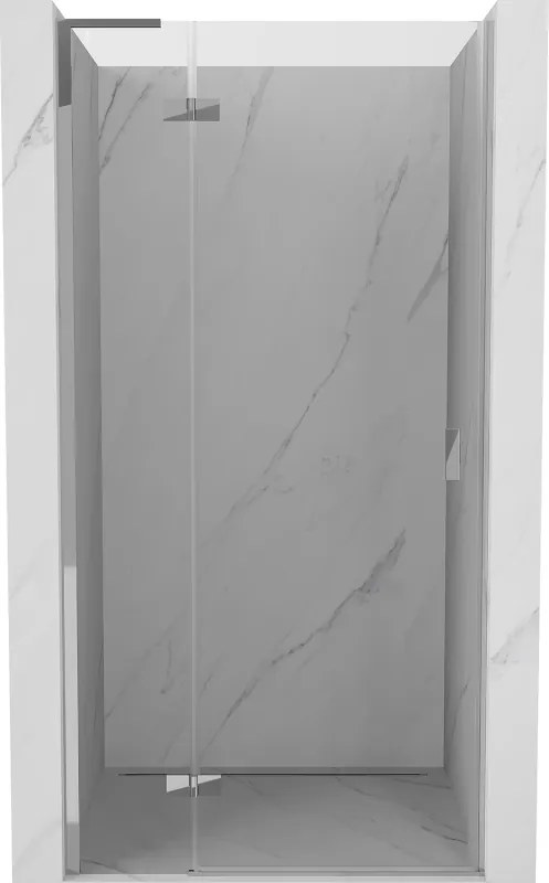 Mexen Mist-H L, 1-křídlé sprchové dveře levé 85 cm, čiré sklo, chromový profil, 8A5L-085-000-01-00-L