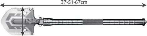 Skládací vojenská lopata - 16v1