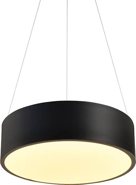 ACA DECOR LED stropní závěsné svítidlo OPTIMUS 32W/230V/3000K/2560Lm/120°/IP20, kruhové černé