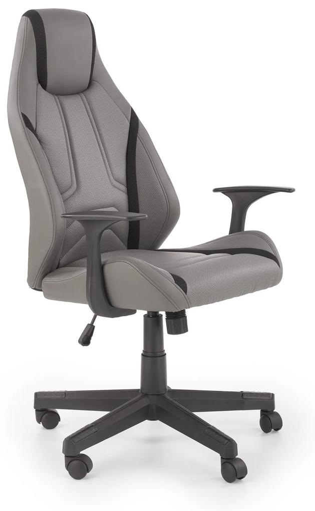 HALMAR Kancelářská židle TANGER šedá/černá