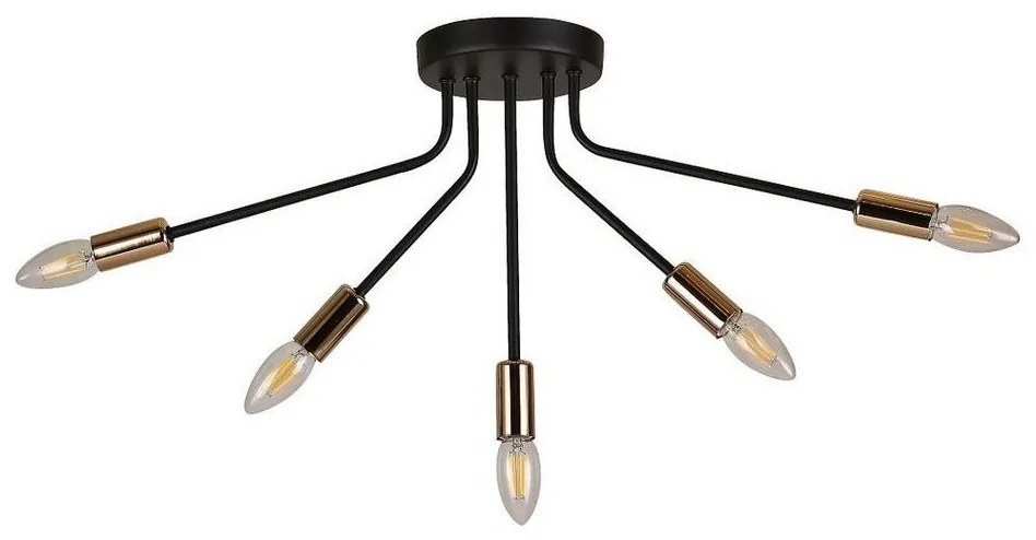 Candellux Přisazený lustr TIARA 5xE14/40W/230V CA0443